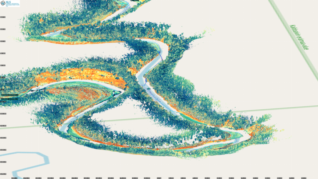 The team reconstructs river channel topography and vegetation through ...