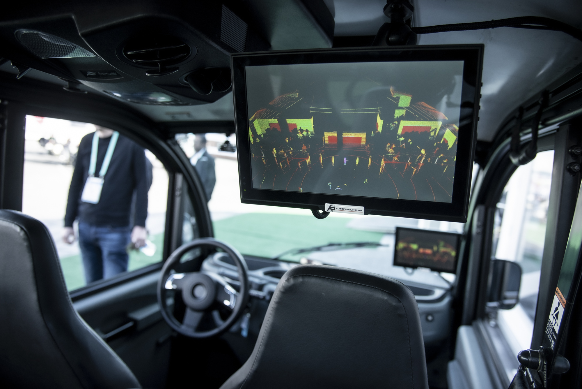 Hexagon | NovAtel equipment in the trunk of the testing vehicle ...